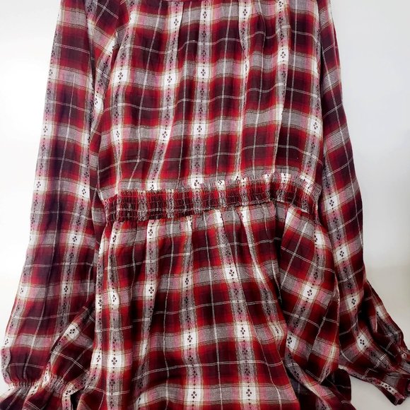 Suzanne Betro | Tops | Weekend Suzanne Betro Red Plaid Long Sleeve 3x ...